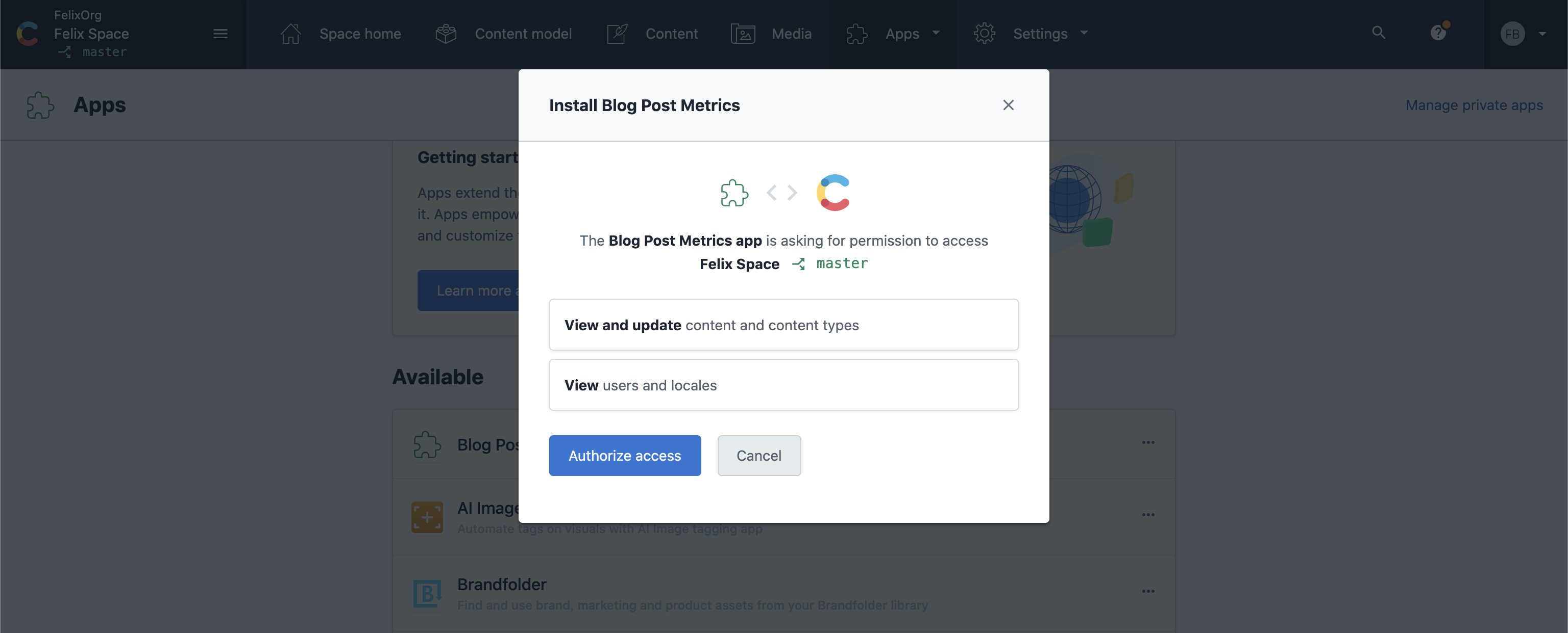 Building your first app | Contentful
