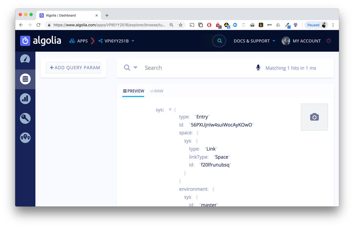 Enhancing search experience with Algolia | Contentful
